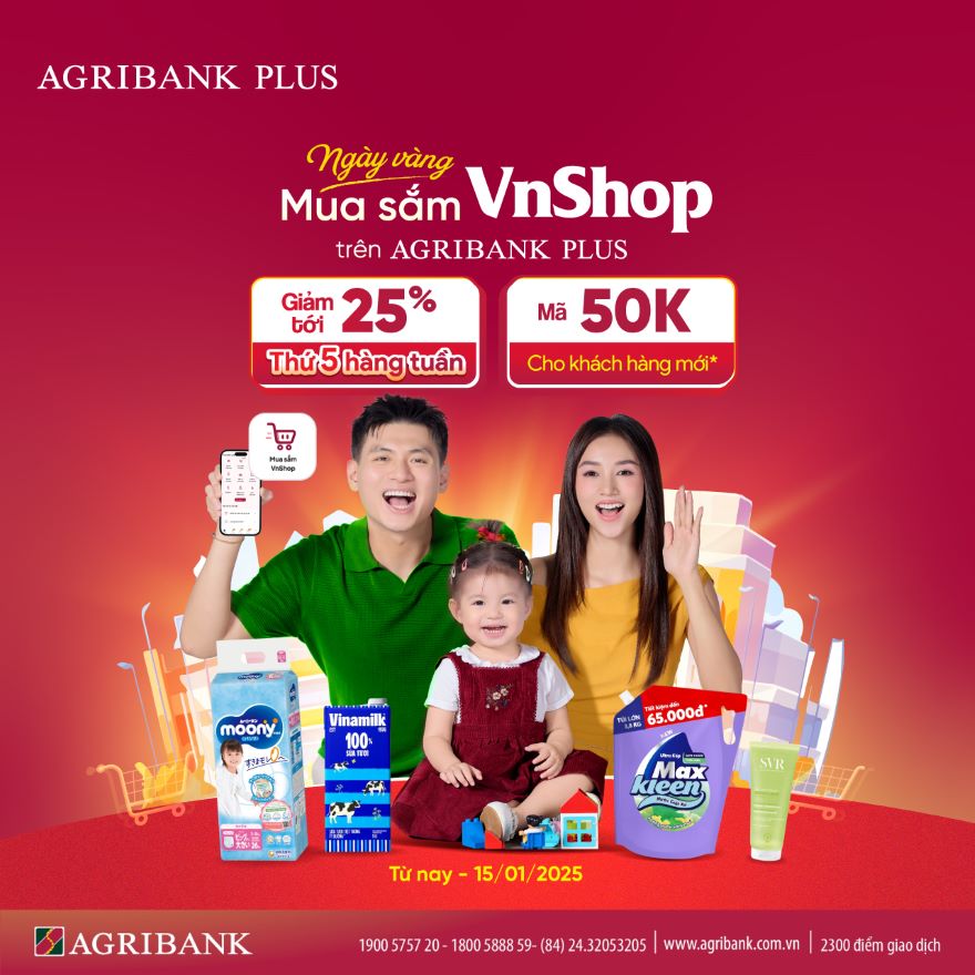 Độc quyền trên Agribank Plus: Ngày vàng ưu đãi tới 200.000 đồng ...